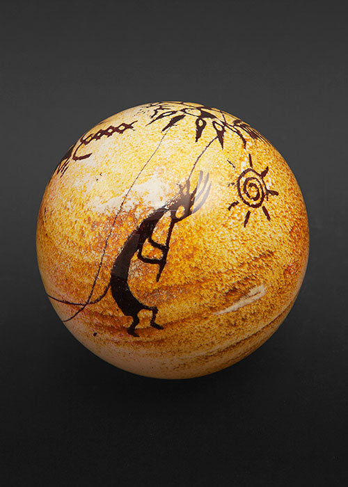 Petroglyph Paperweights – Satava Art Glass